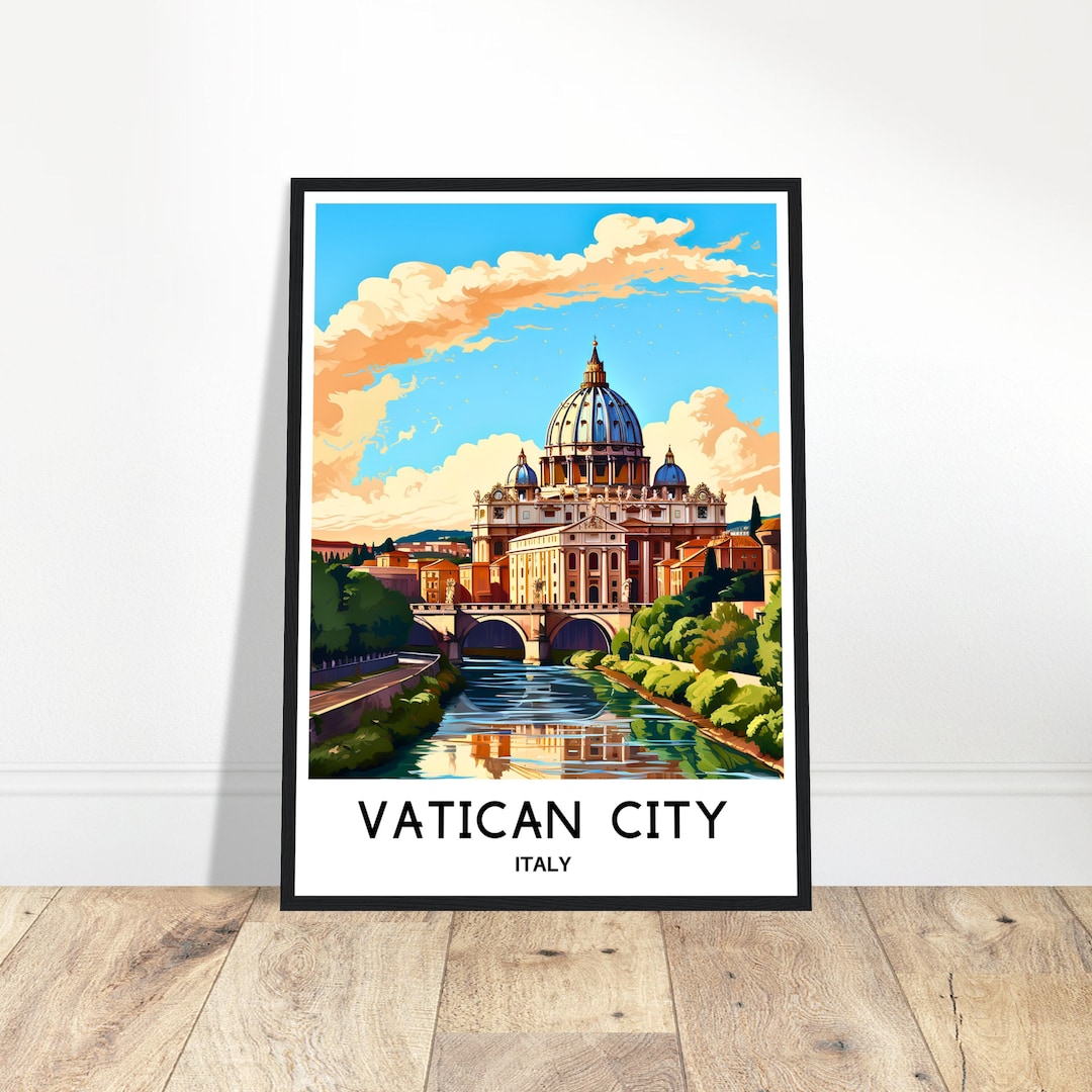 Vatican City Travel Print Vatican Poster Italian Art Print Italy Lover ...