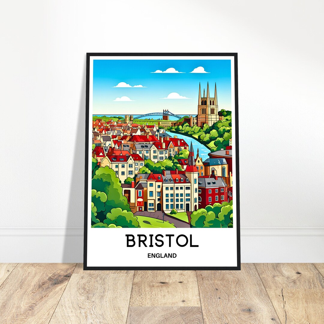 Bristol Travel Print Bristol Poster English Art Print England Lover ...