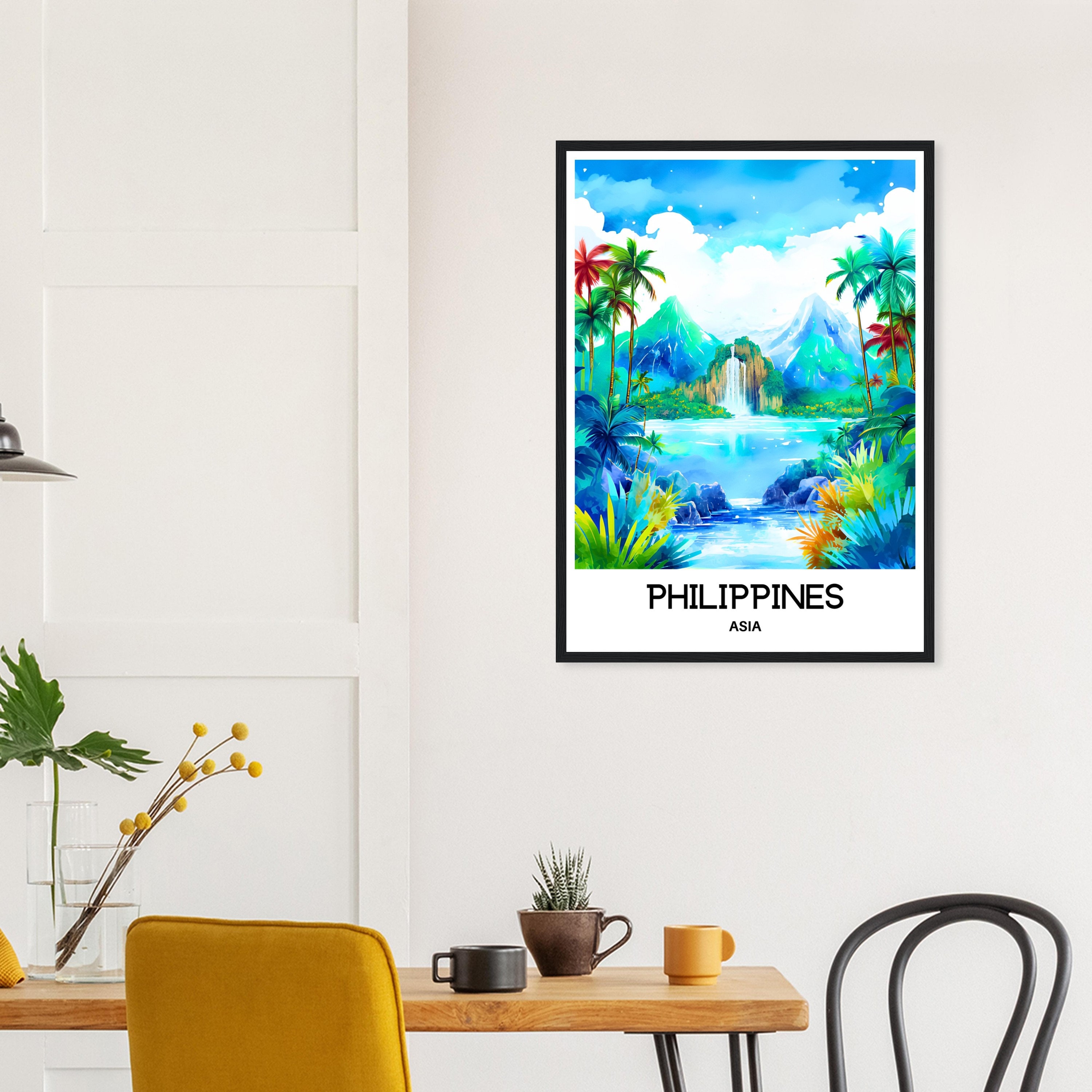 Philippines Watercolor Print Philippines Travel Poster Asian Art Print ...