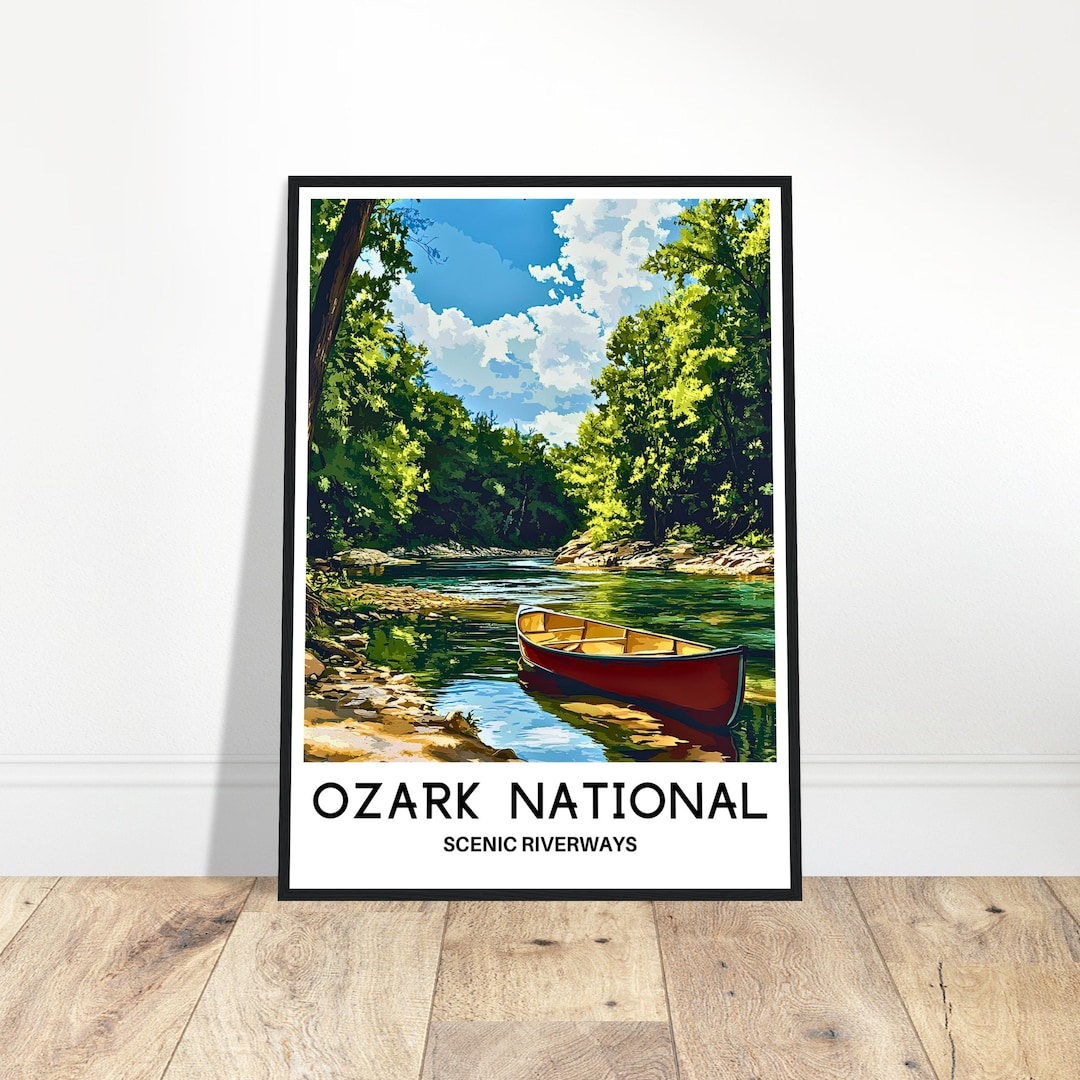 Ozark National Scenic Riverways Travel Print Poster American Art Print ...