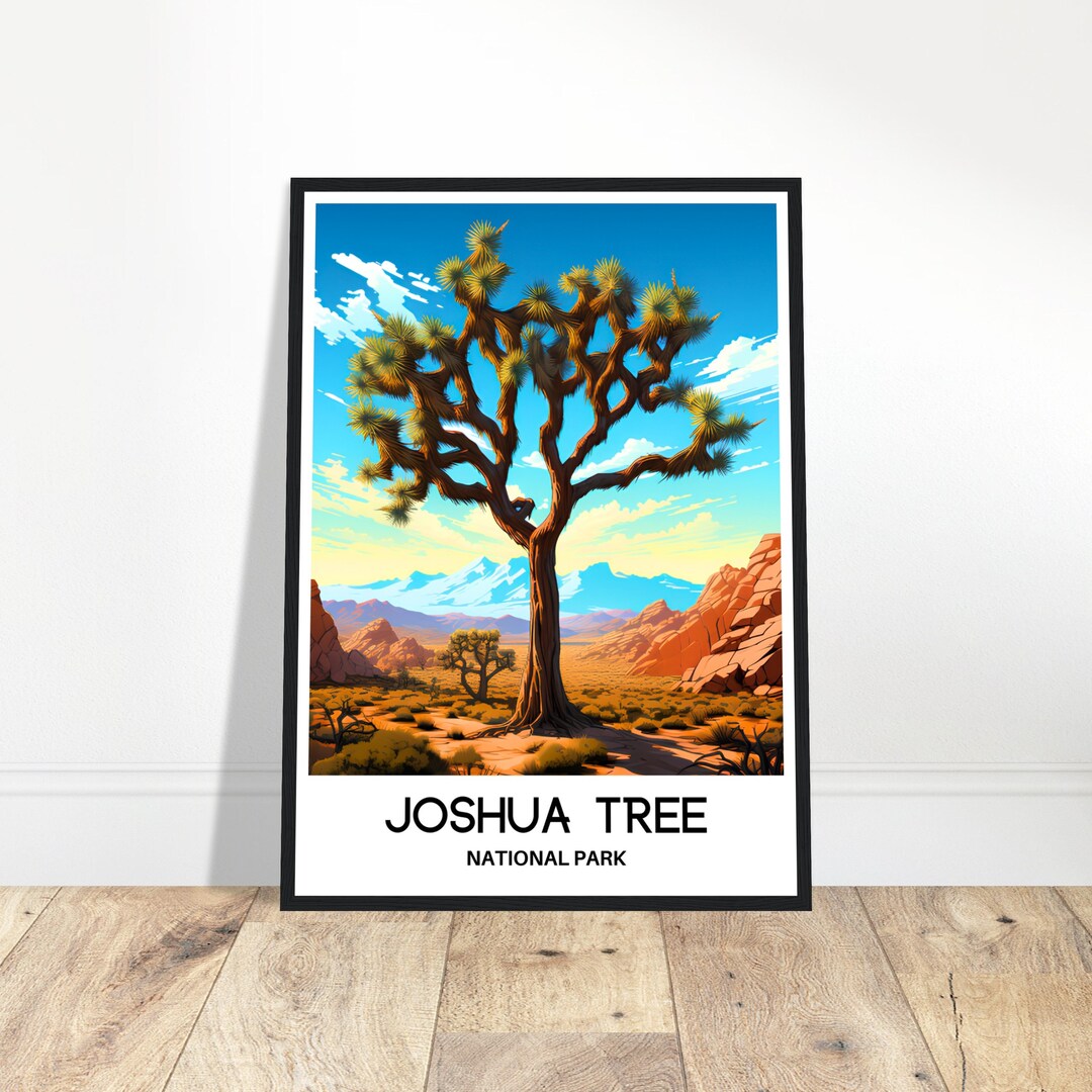 Joshua Tree National Park Travel Print Joshua Tree Poster American Art ...