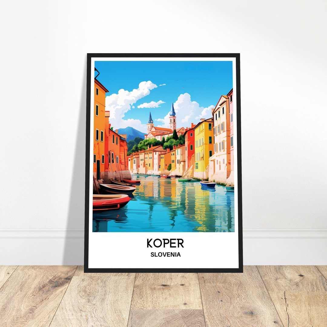 Koper Travel Print Koper Poster Slovenian Art Print Slovenia Lover Gift ...