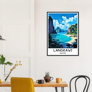 Langkawi Travel Print Langkawi Poster Malaysian Art Print Malaysia ...