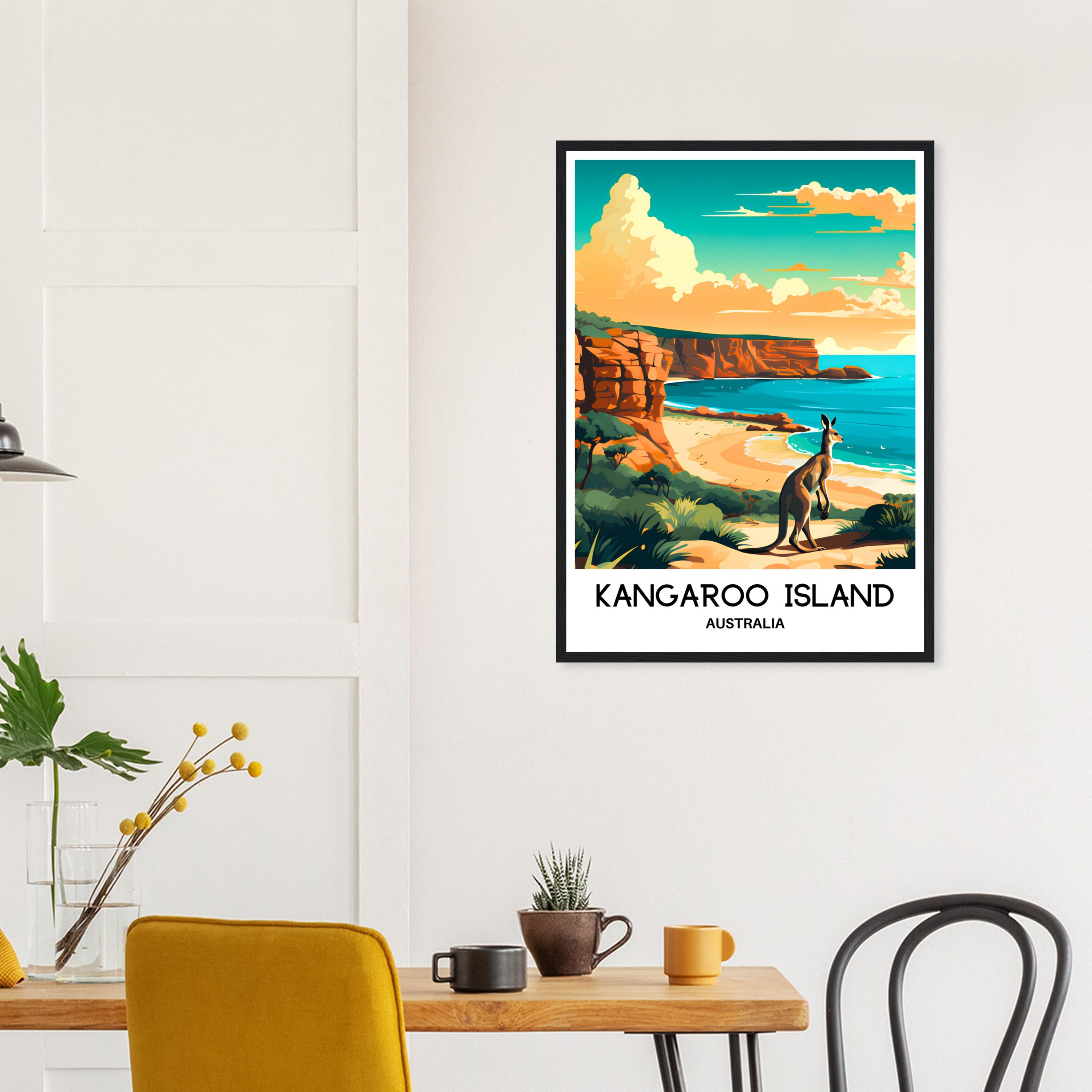 Kangaroo Island Travel Print Kangaroo Island Poster Australian Art ...