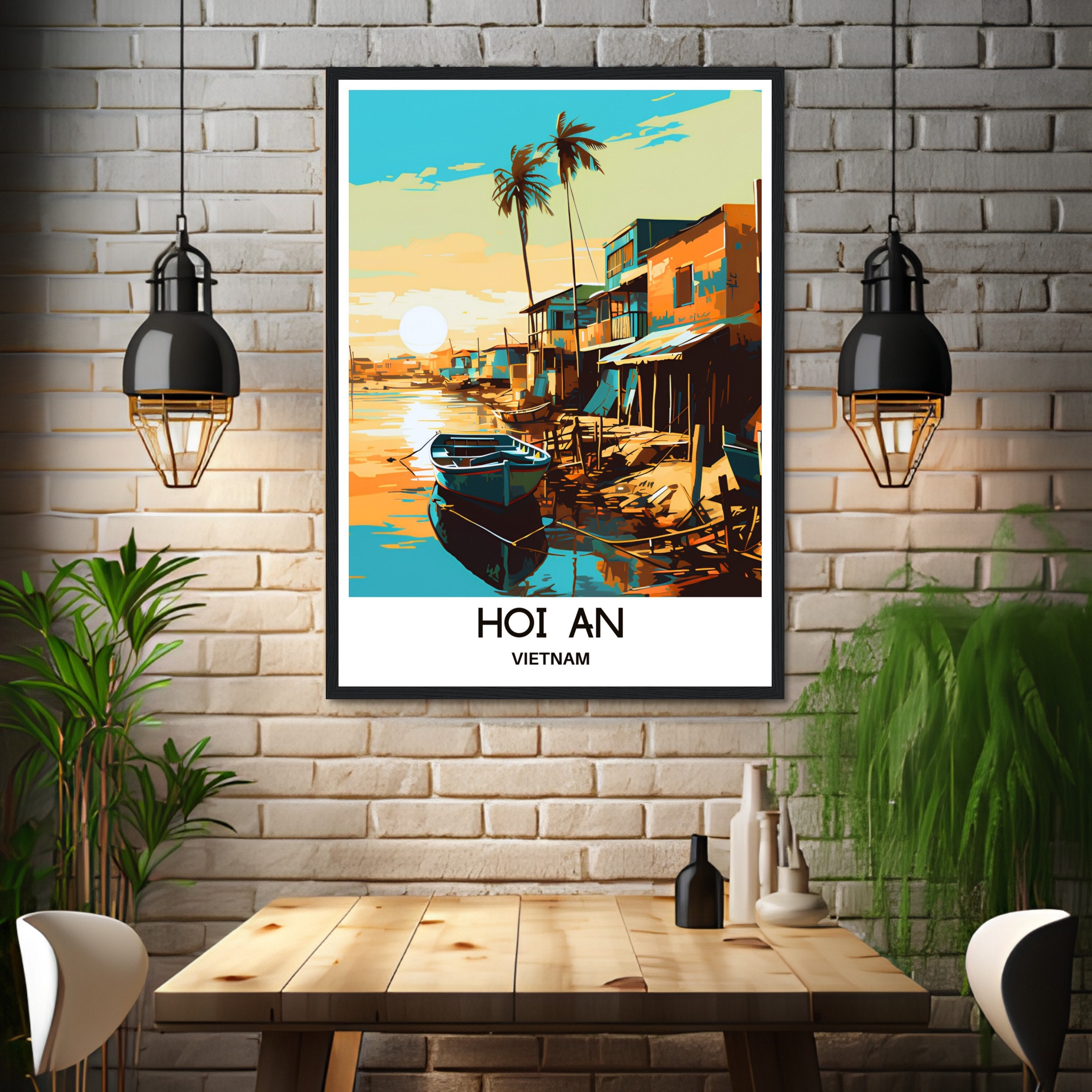 Hoi an Travel Poster Hoi an Travel Print Hoi an Vietnam Print - Etsy