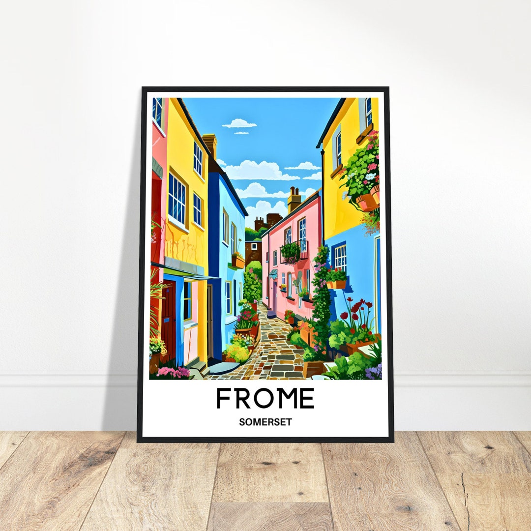 Frome Travel Print Frome Poster English Art Print England Lover Gift ...