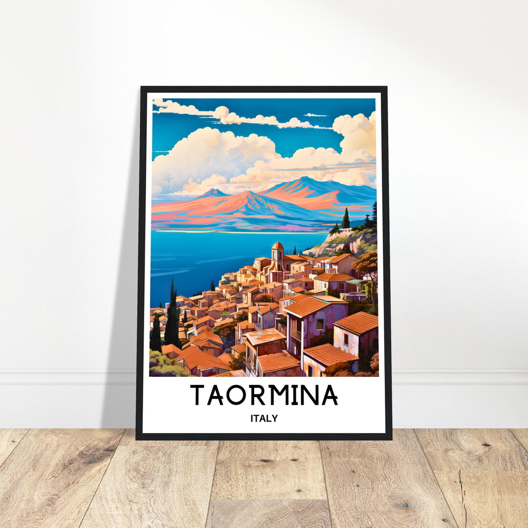 Taormina Travel Print Taormina Print Taormina Travel Poster Taormina ...