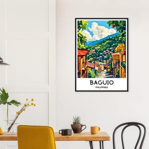 Baguio Travel Print Baguio City Poster Philippines Art Print ...