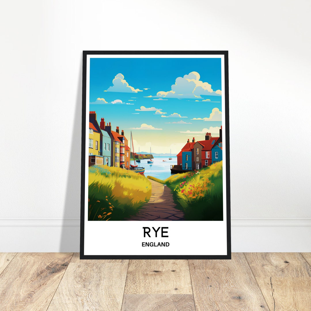 Rye Travel Print Rye Poster English Art Print England Lover Gift Wall ...