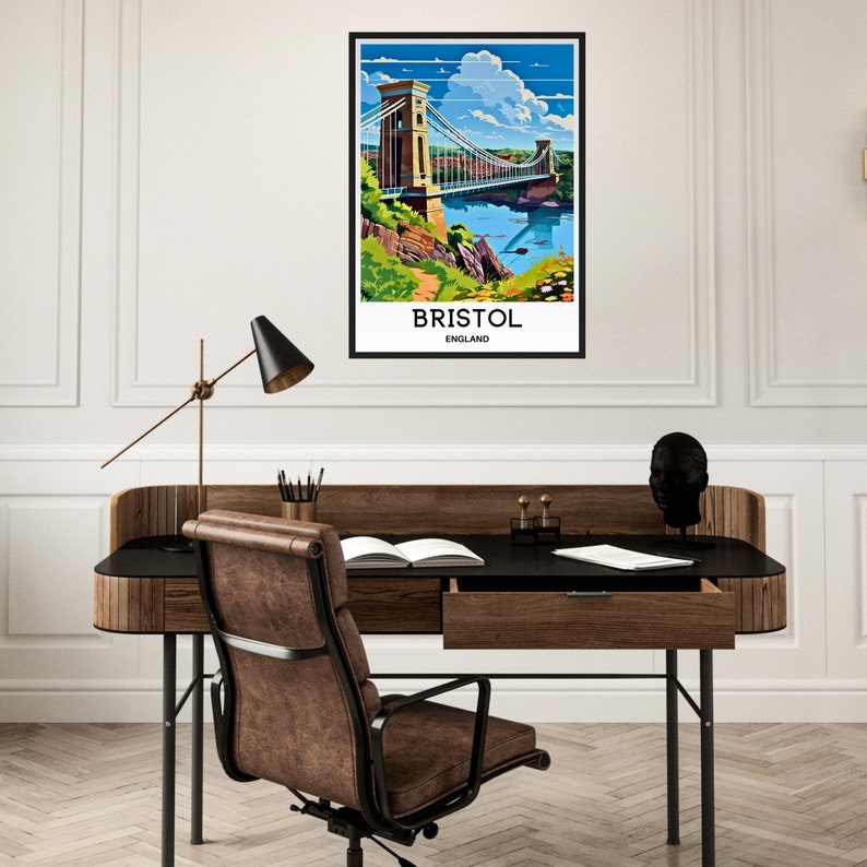 Bristol Reise-Druck Bristol Poster Englisch Kunstdruck England ...