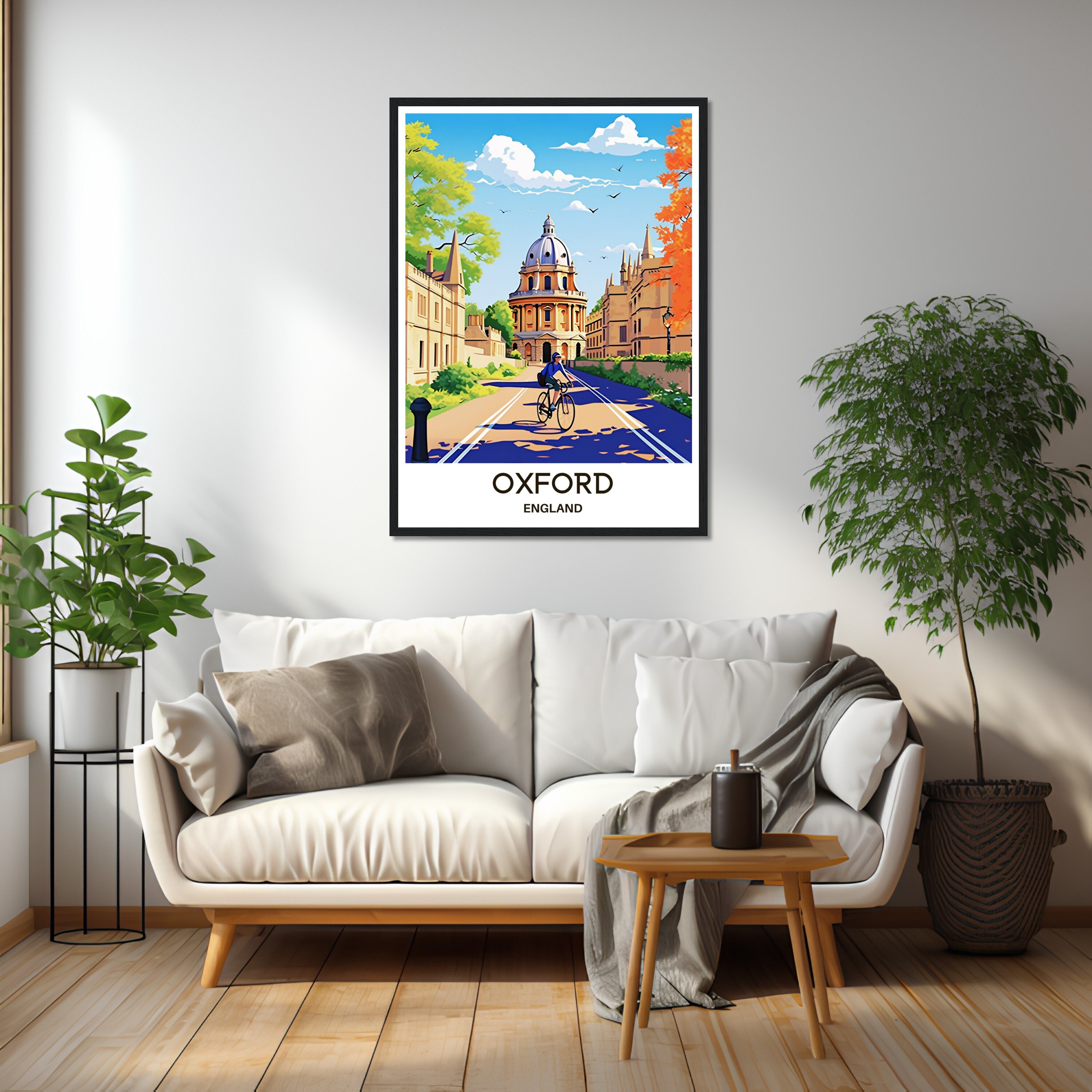 Oxford Travel Print Oxford Poster English Art Print England Lover Gift ...