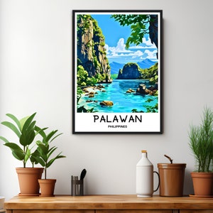 Palawan Travel Print Palawan Poster Philippines Art Print Philippines ...