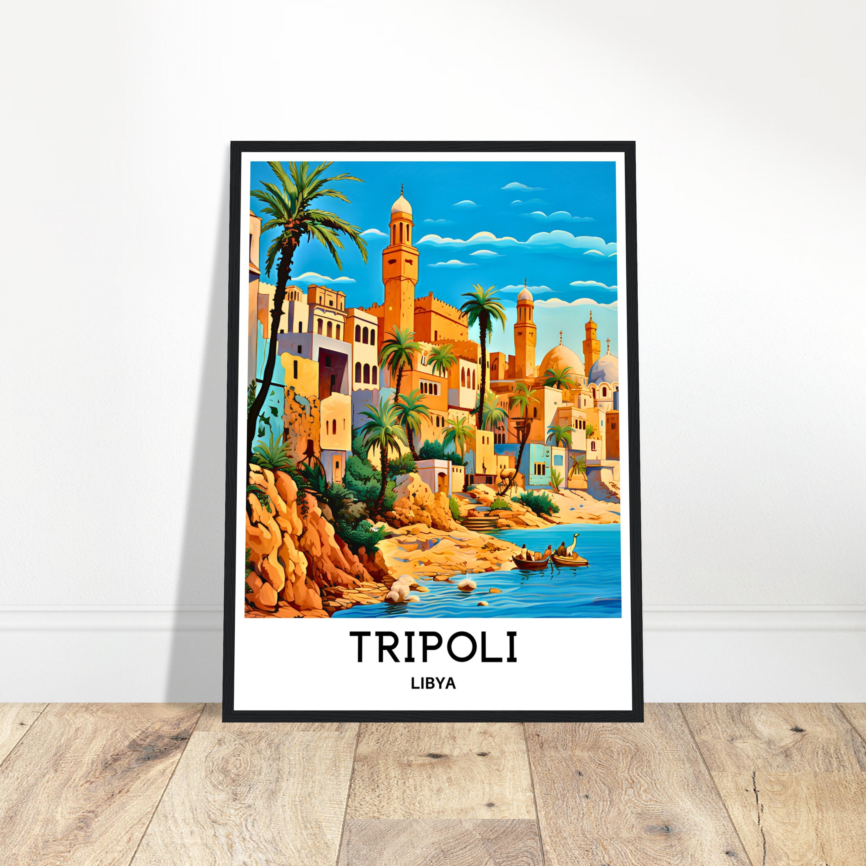 Tripoli Travel Print Tripoli Poster Libyan Art Print Libya Lover Gift ...