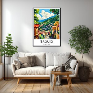 Baguio Travel Print Baguio City Poster Philippines Art Print ...