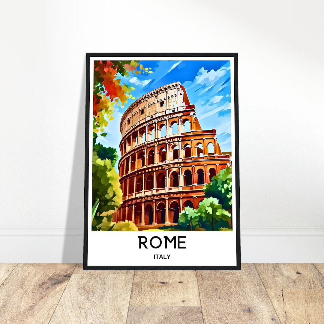 Rome Travel Print Rome City Poster Italian Art Print Italy Lover Gift ...