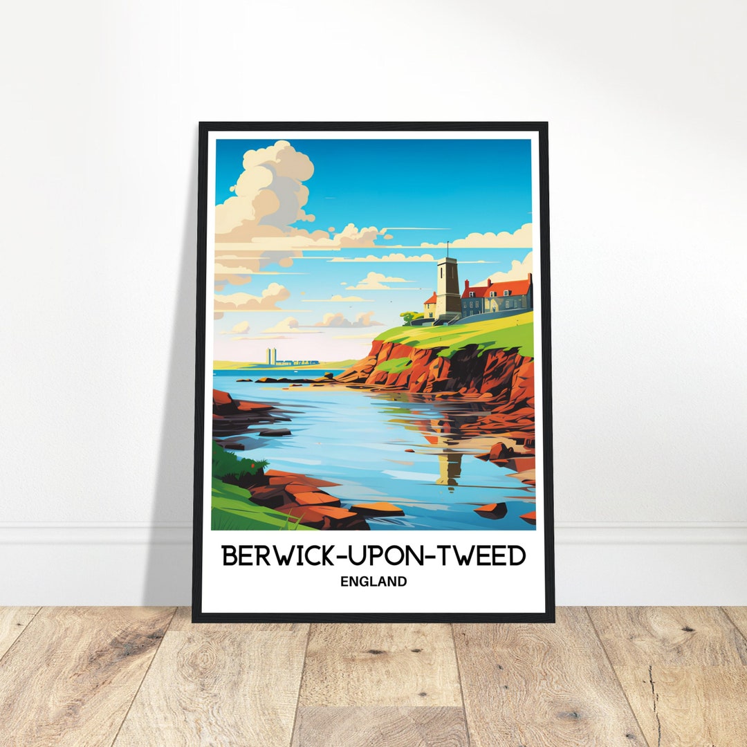 Berwick-upon-tweed Travel Print Berwick Poster English Art Print ...