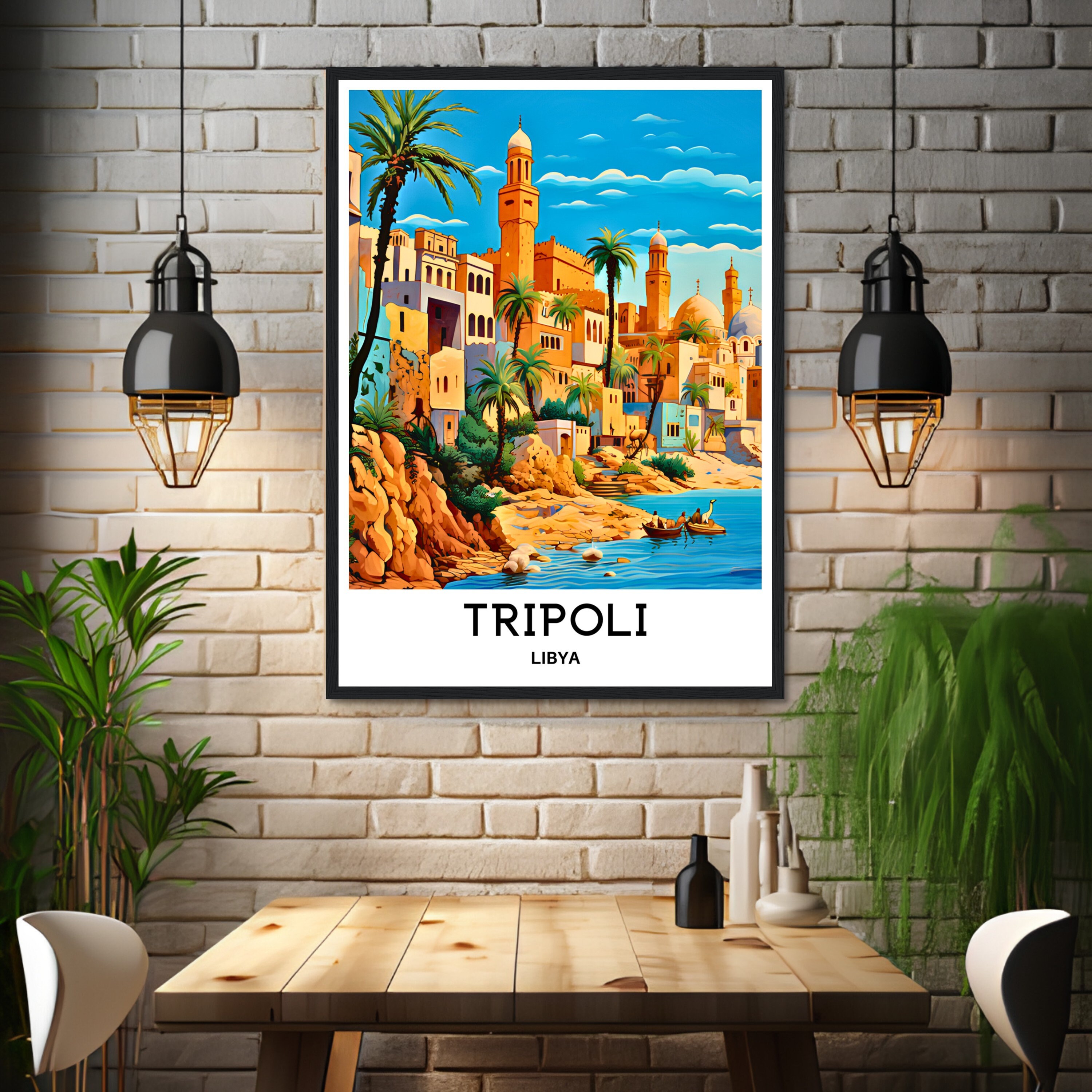 Tripoli Travel Print Tripoli Poster Libyan Art Print Libya Lover Gift ...