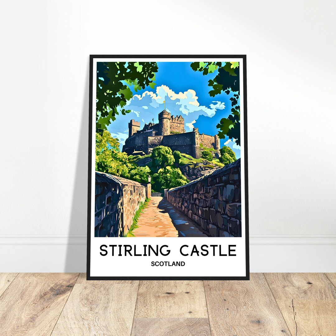 Stirling Castle Travel Print Stirling Poster Scottish Art Print ...