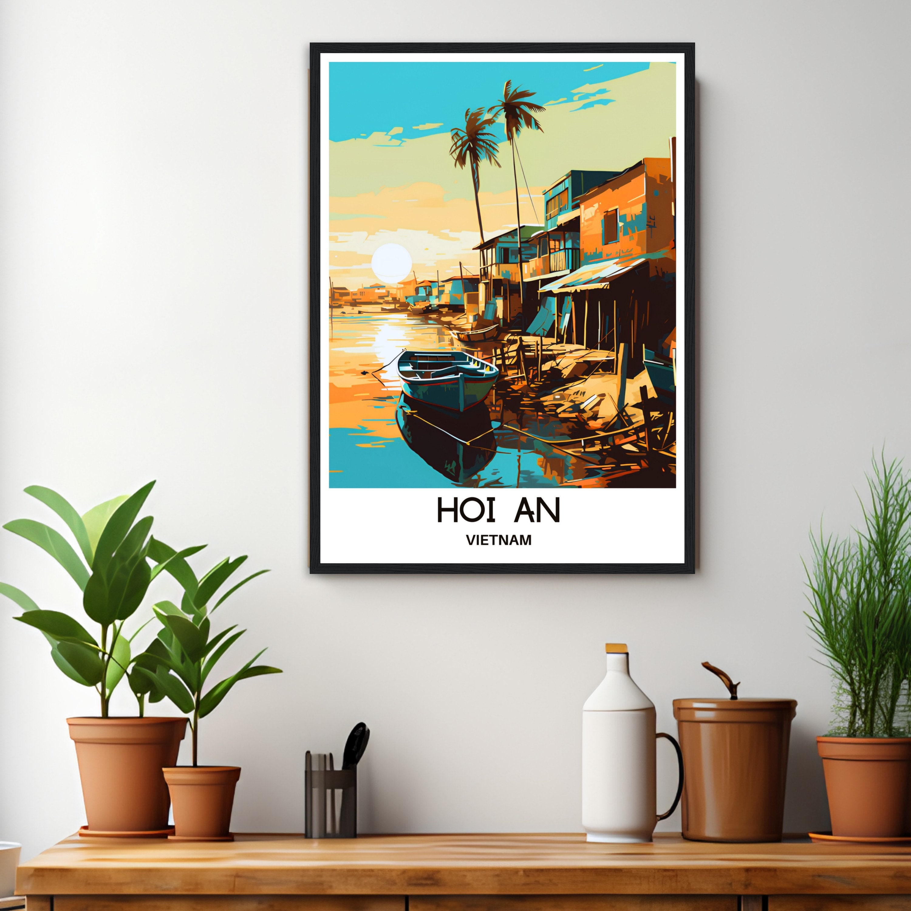 Hoi an Travel Poster Hoi an Travel Print Hoi an Vietnam Print - Etsy