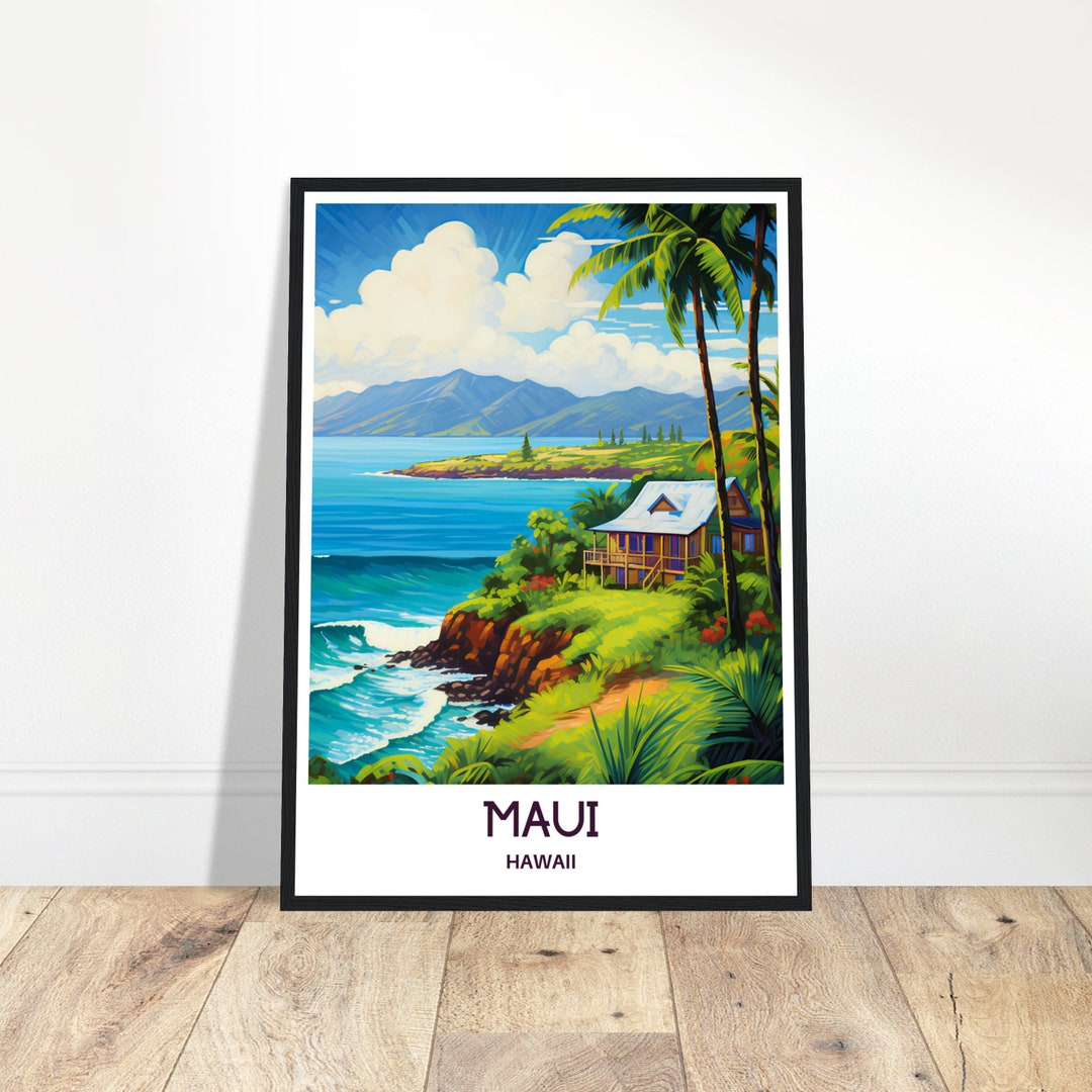 Maui Print Maui Travel Print Maui Travel Poster Maui Hawaii Print Maui ...