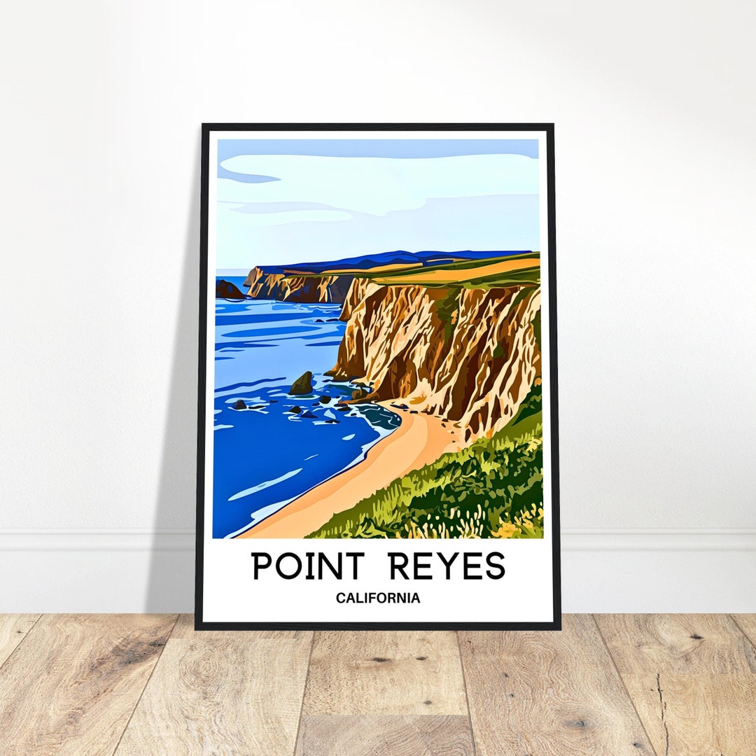 Point Reyes Travel Print Point Reyes Poster American Art Print ...