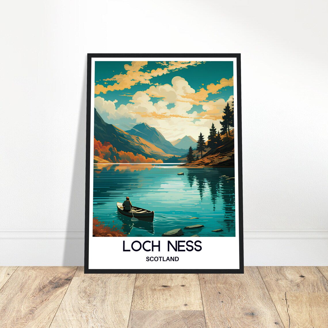 Loch Ness Travel Poster Loch Ness Travel Print Loch Ness - Etsy UK