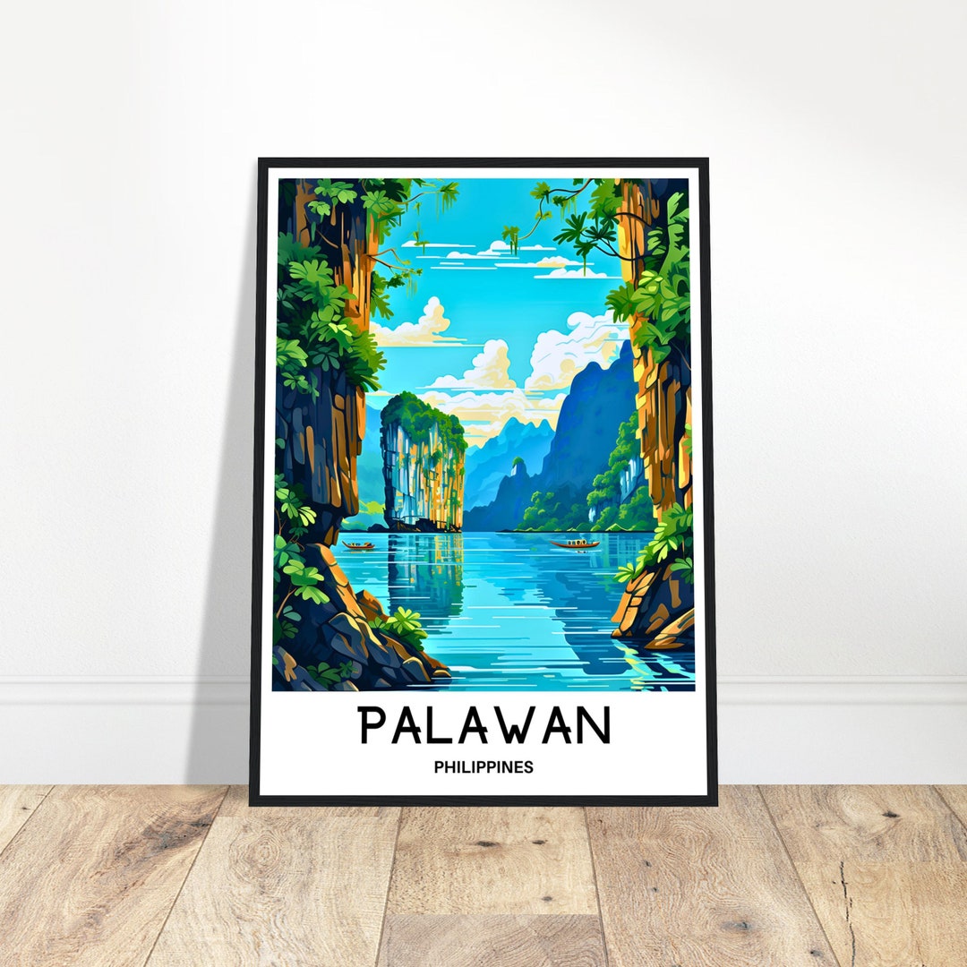 Palawan Travel Print Palawan Poster Philippines Art Print Philippines ...