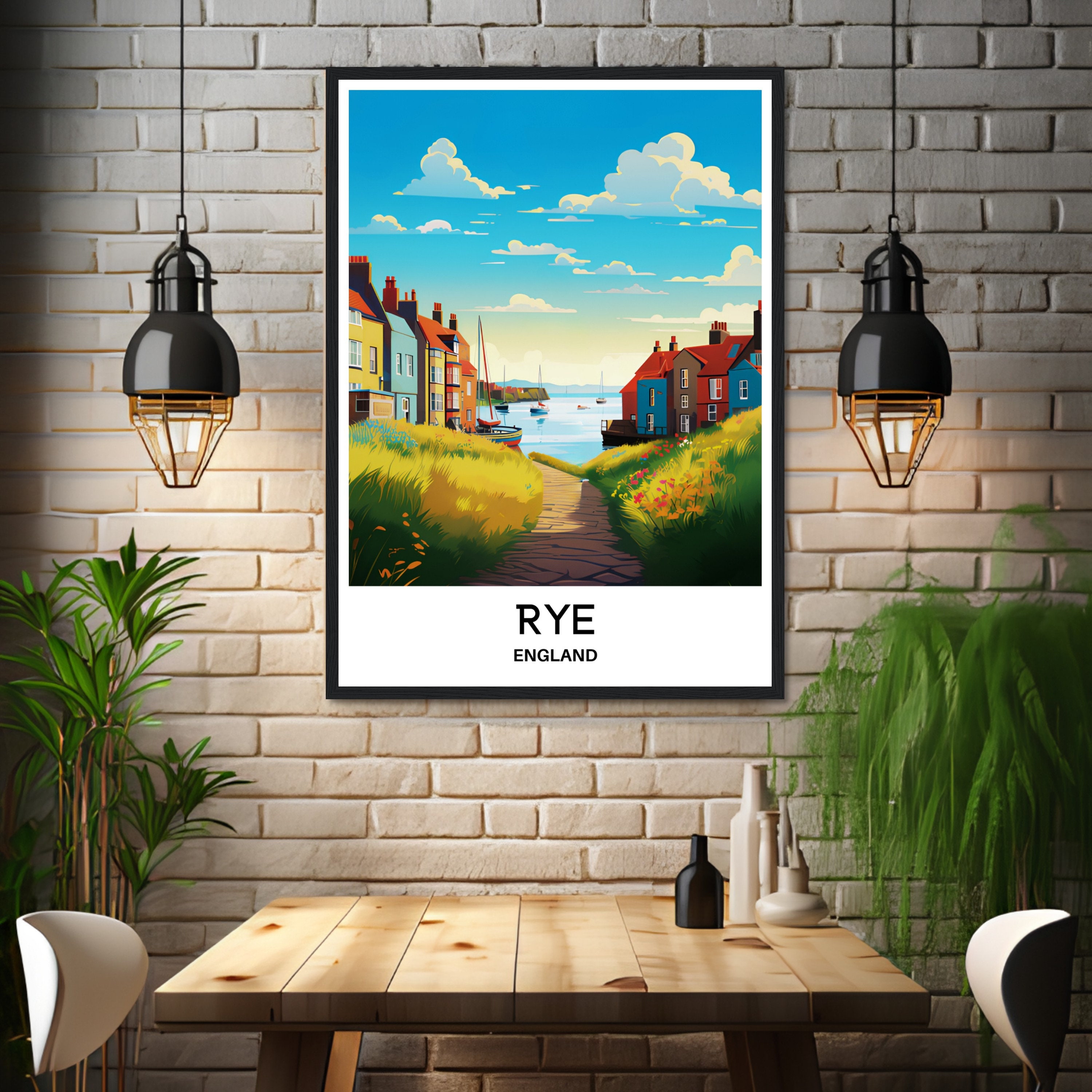 Rye Travel Print Rye Poster English Art Print England Lover Gift Wall ...