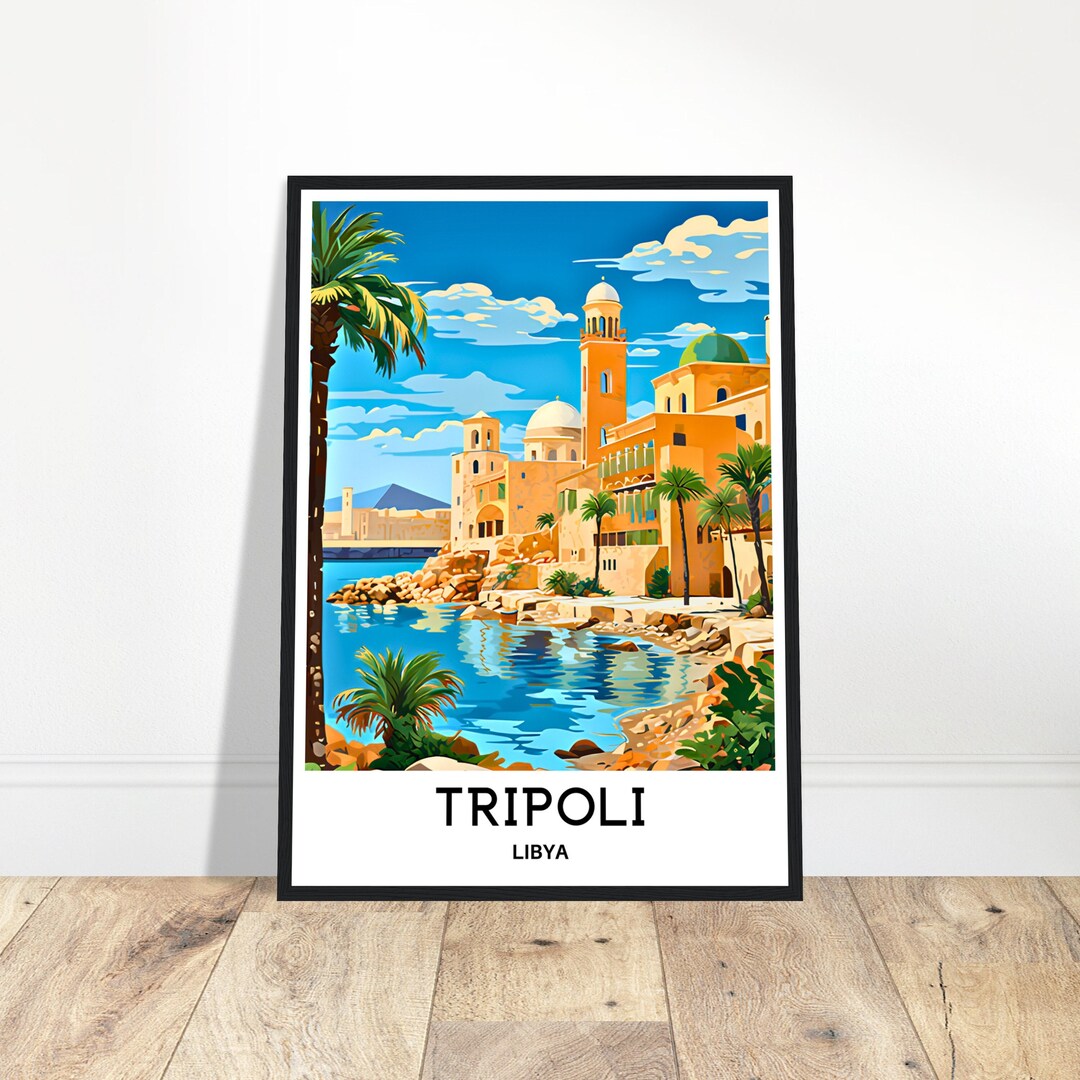 Tripoli Travel Print Tripoli Poster Libyan Art Print Libya Lover Gift ...