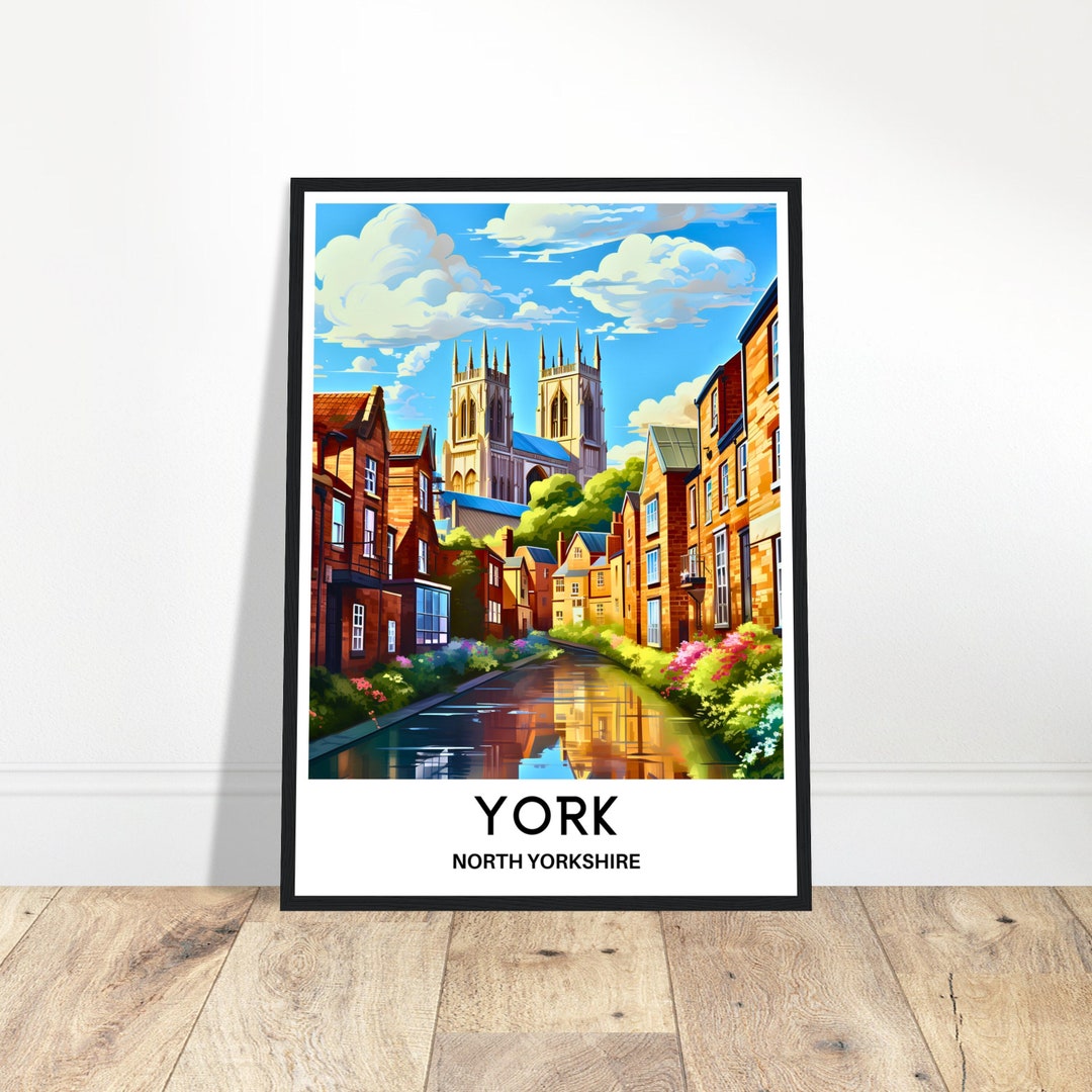 York Travel Print York City Poster English Art Print England Lover Gift ...