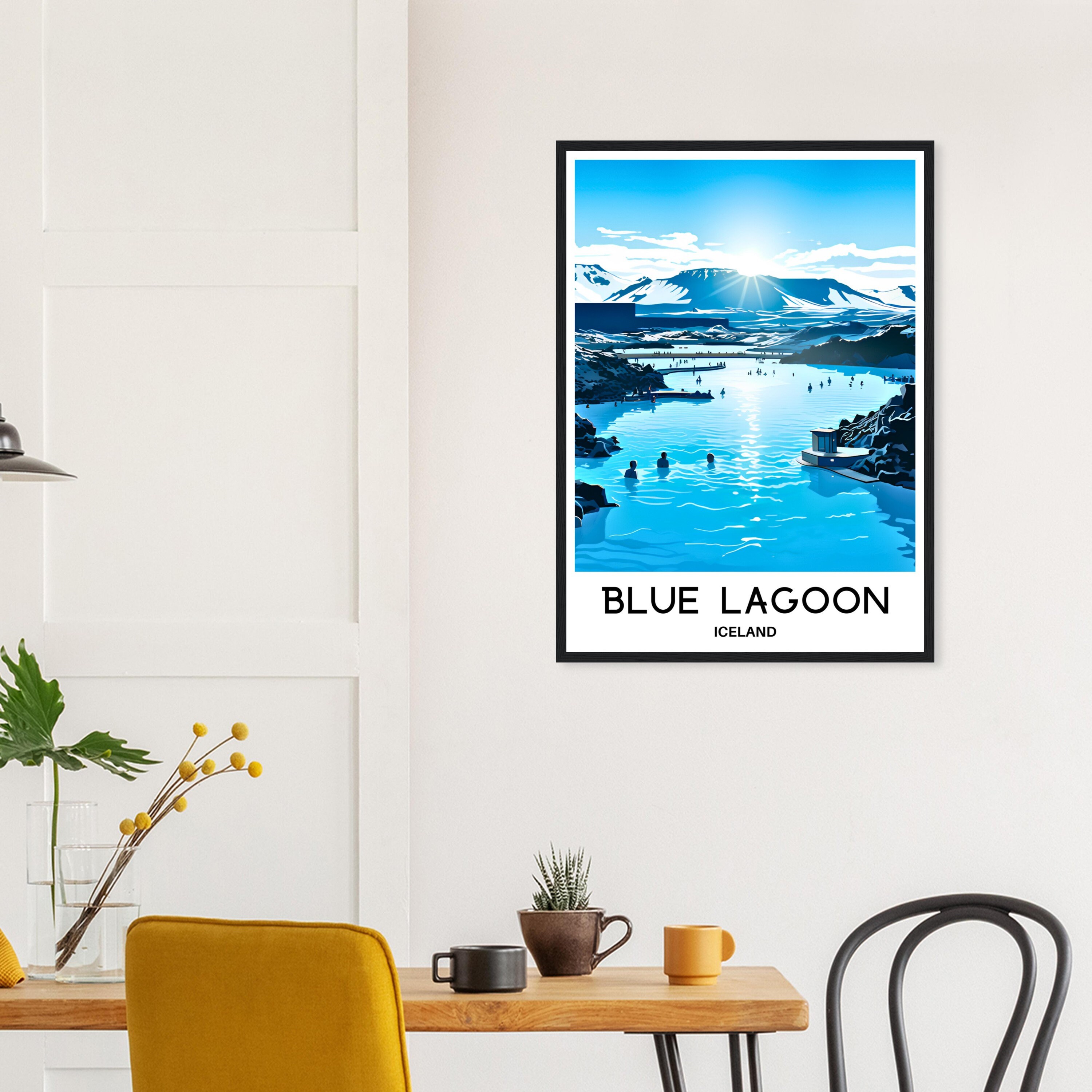 Blue Lagoon Travel Poster Blue Lagoon Travel Print Blue Lagoon Art ...