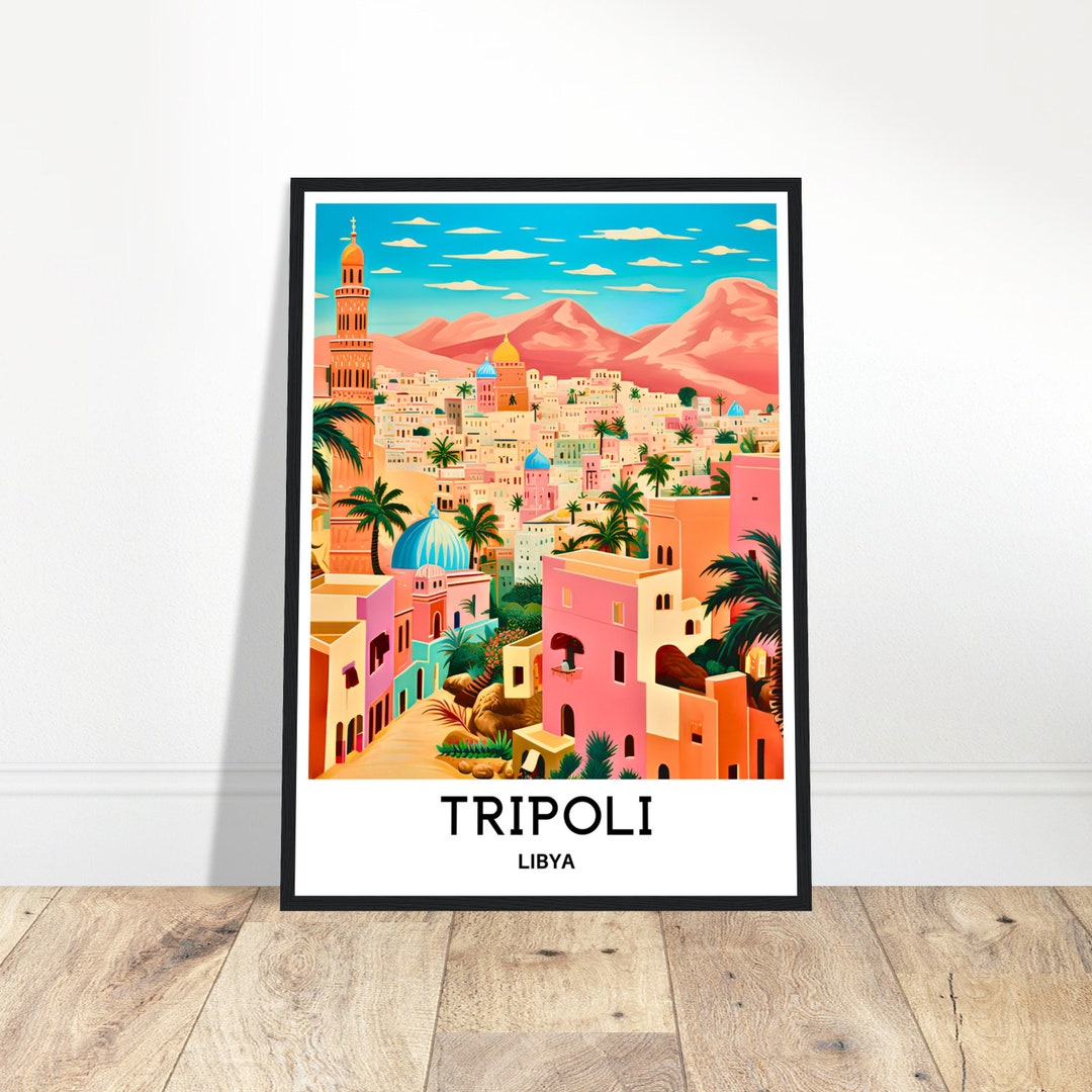Tripoli Travel Print Tripoli Poster Libyan Art Print Libya Lover Gift ...