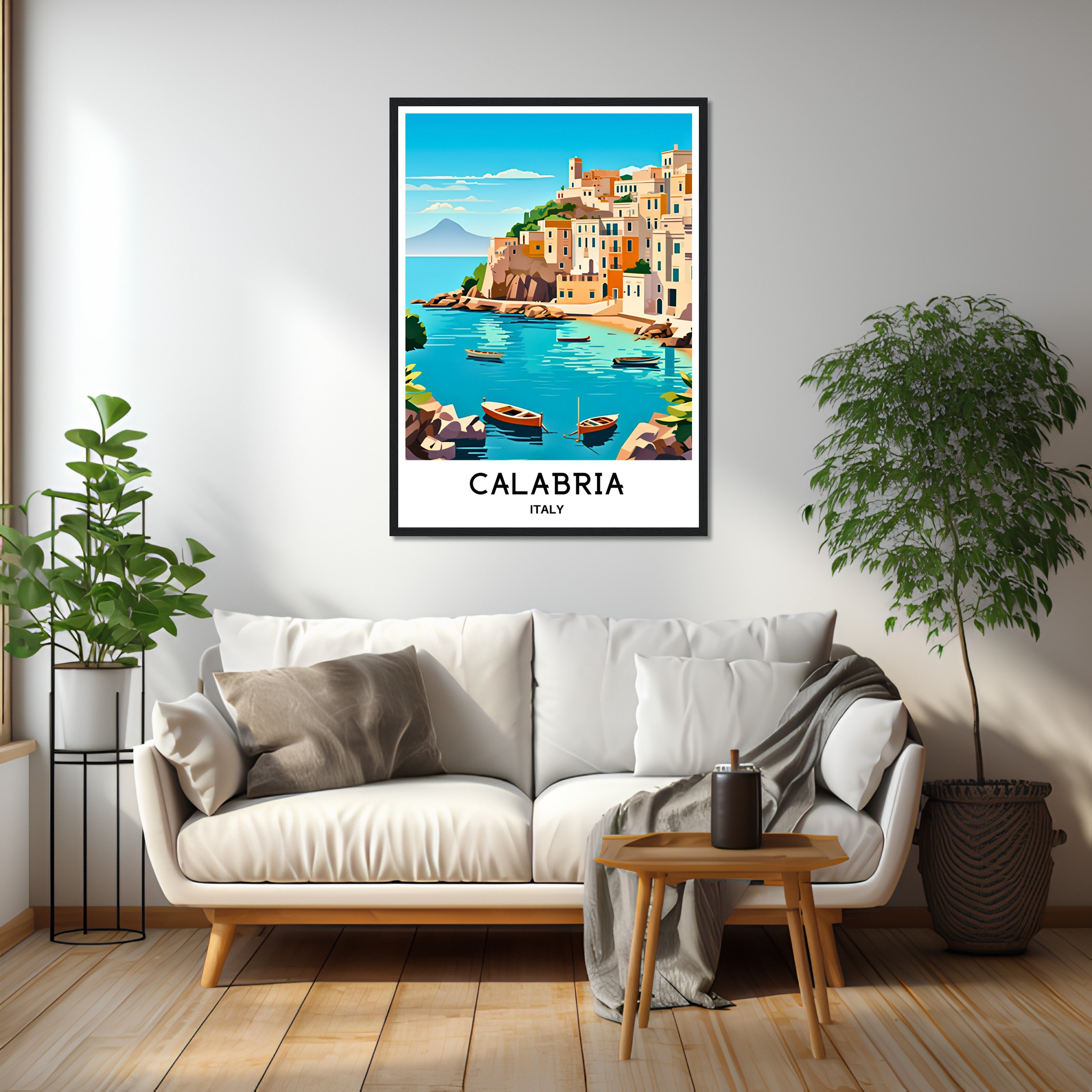 Calabria Travel Print Calabria Poster Italian Art Print Italy Lover ...