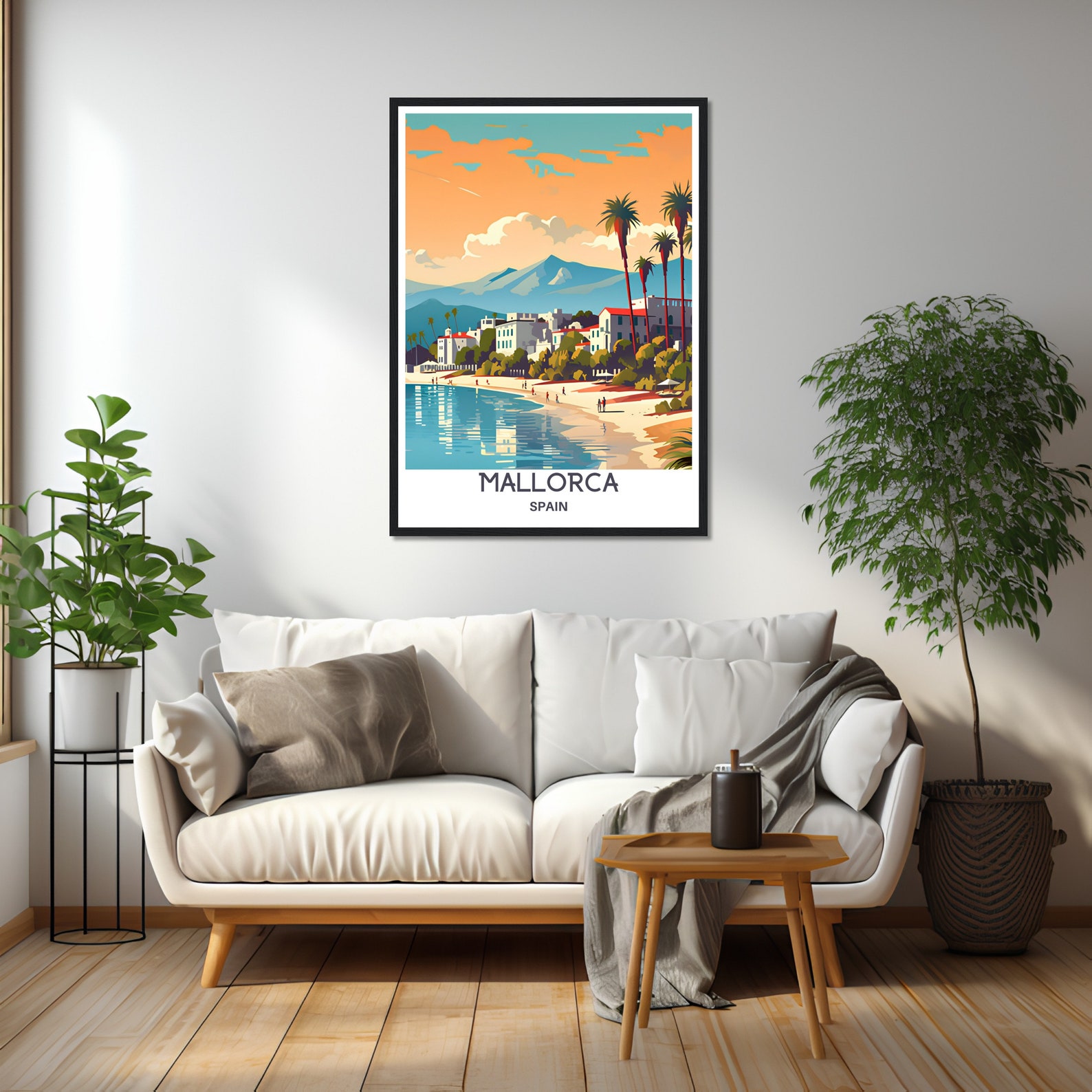 Spain Travel Poster, Mallorca Travel Print, Spain Travel Art, Majorca ...