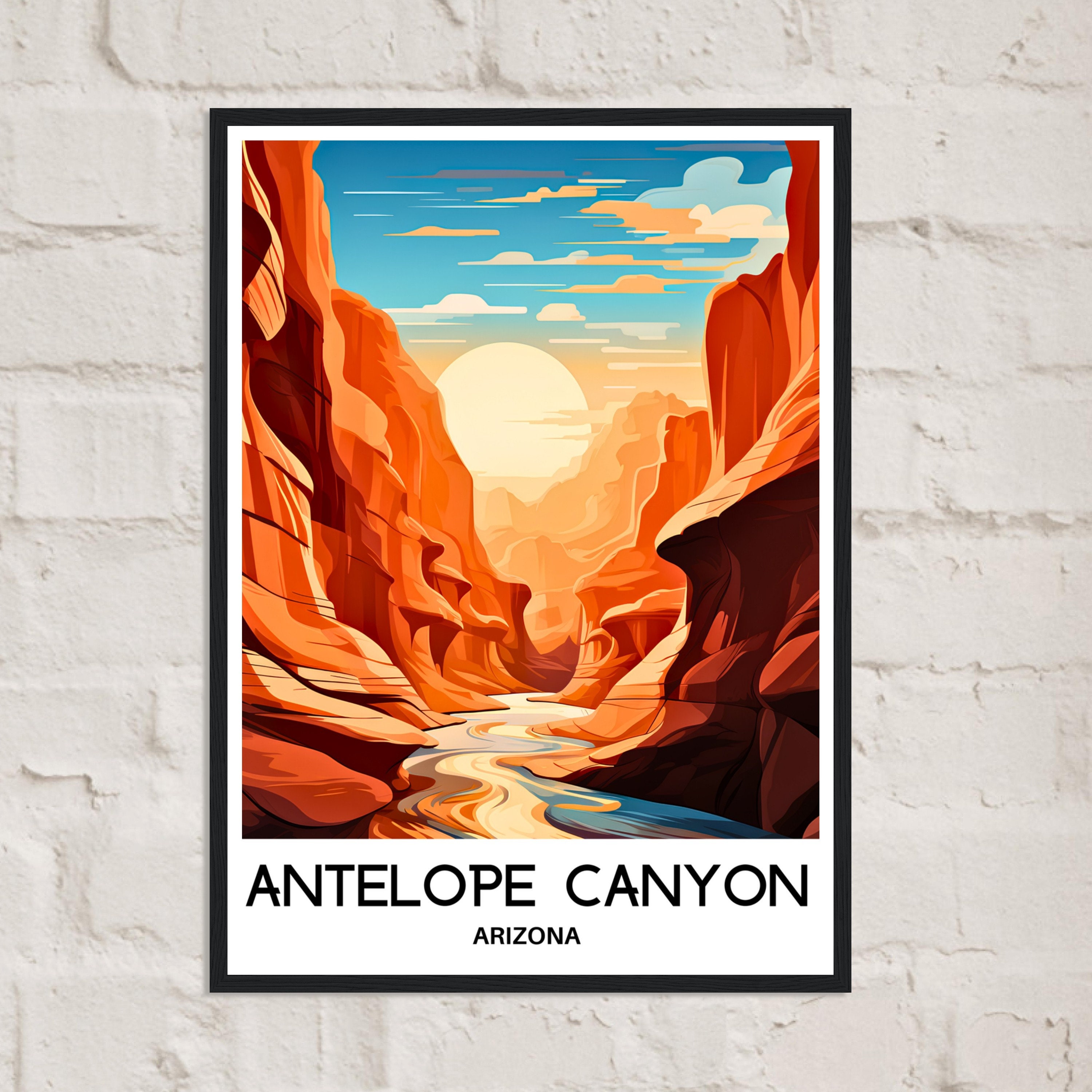 Antelope Canyon Travel Print Antelope Canyon Poster American Art Print ...
