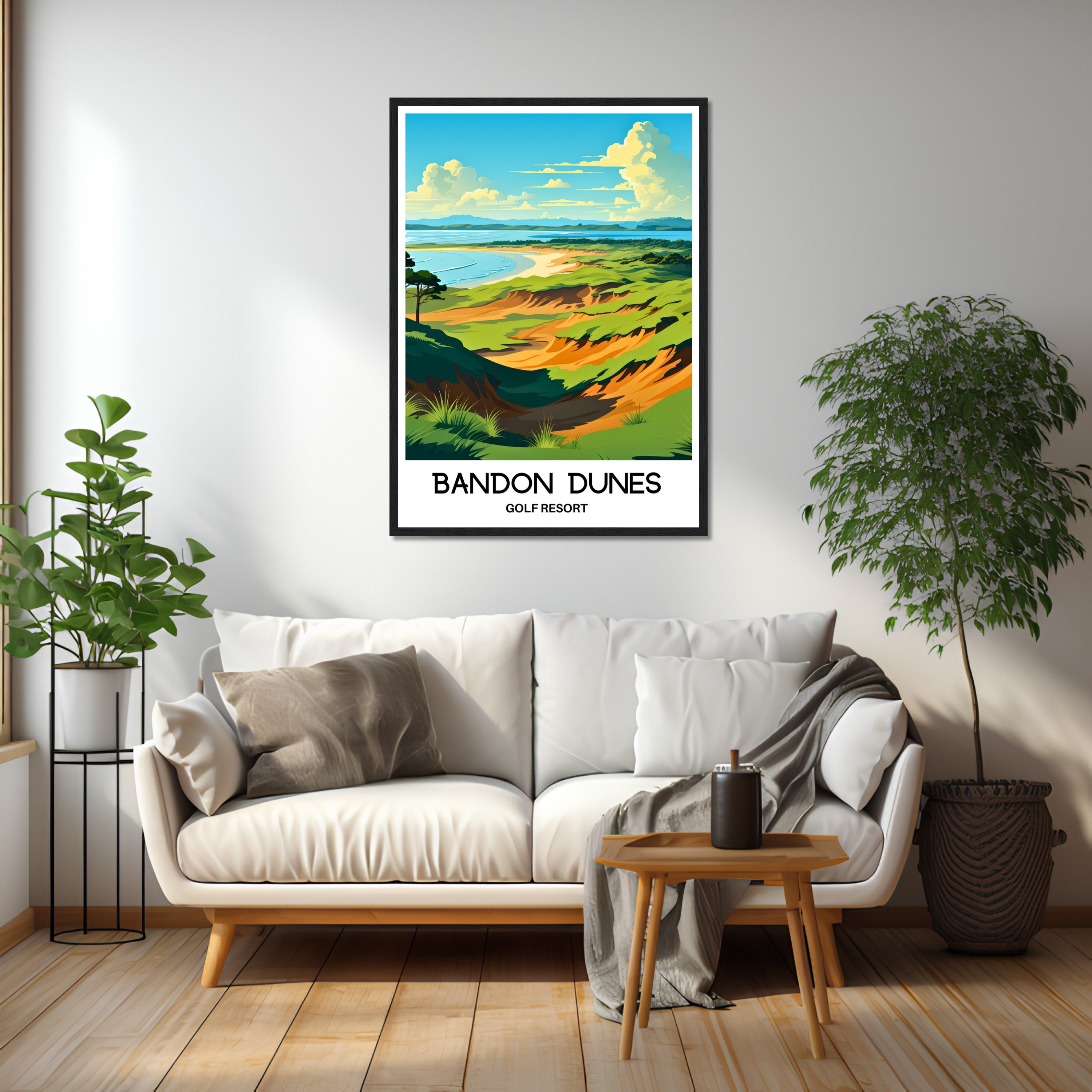 Bandon Dunes Golf Resort Travel Print Bandon Dunes Poster American Art ...