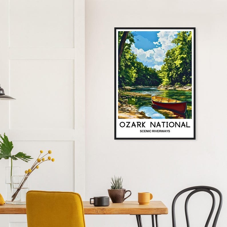 Ozark National Scenic Riverways Travel Print Poster American Art Print ...