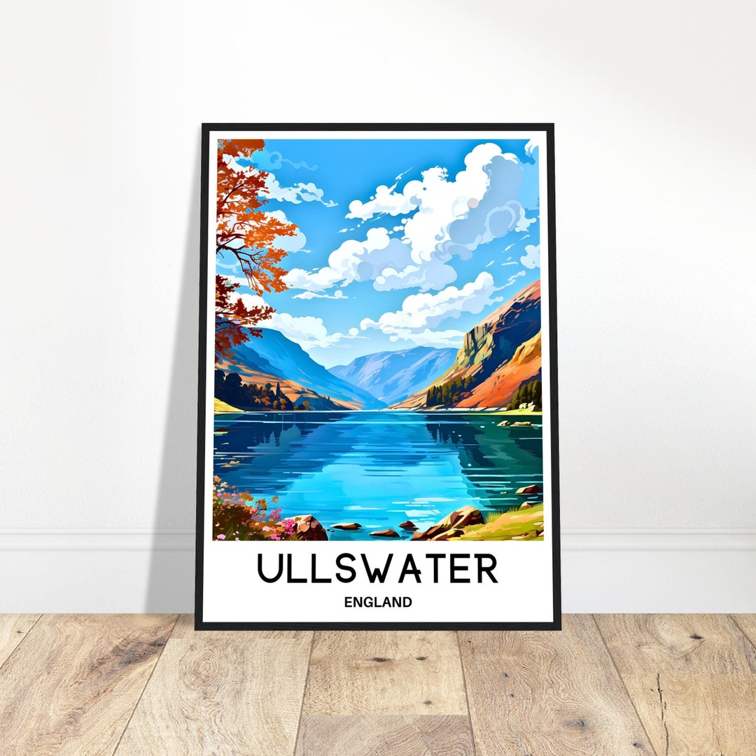 Ullswater Travel Print Ullswater Poster English Art Print England Lover ...