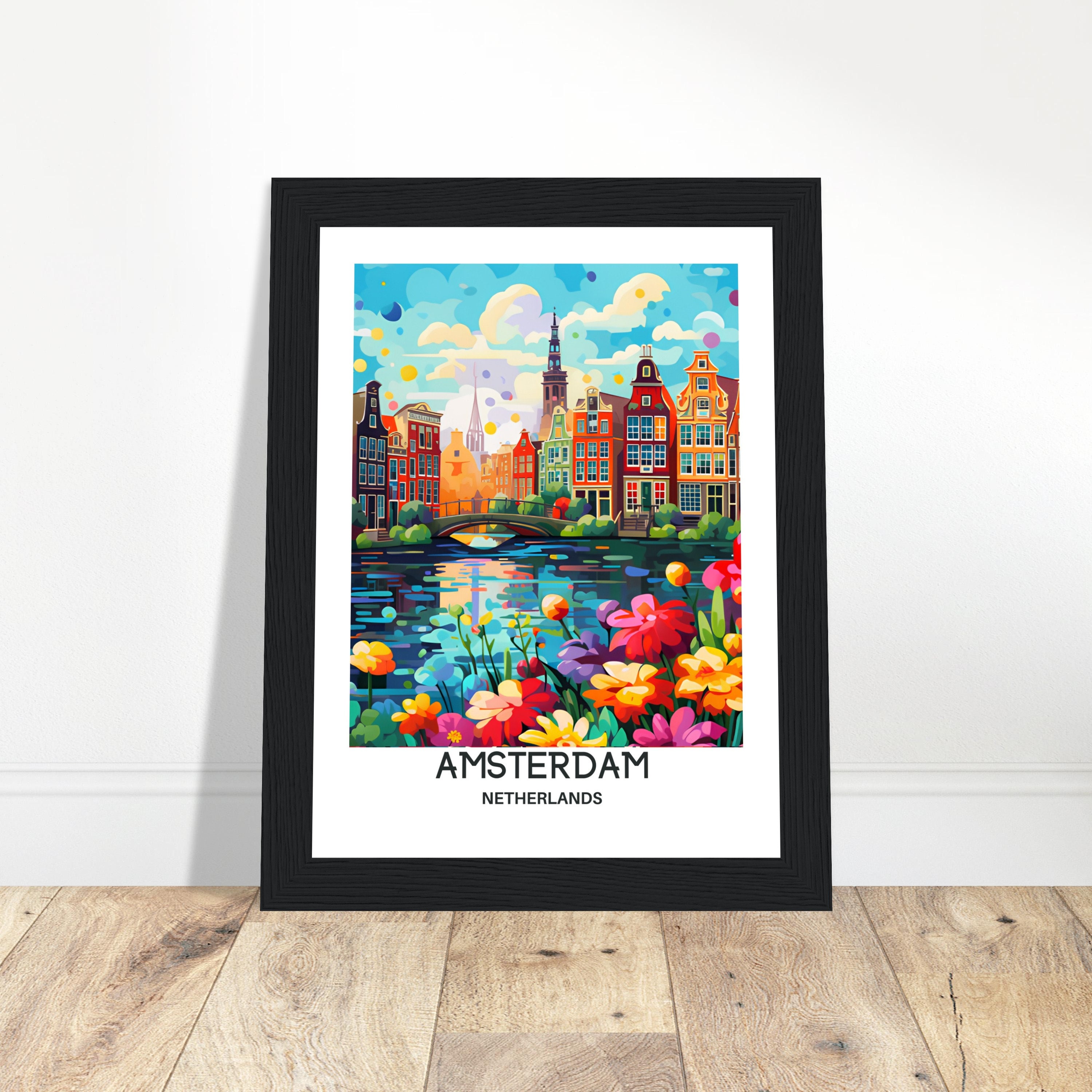 Amsterdam Poster Travel Amsterdam Print Amsterdam Wall Art Amsterdam ...