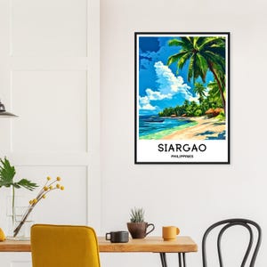 Siargao Travel Print Siargao Island Poster Philippines Art Print ...