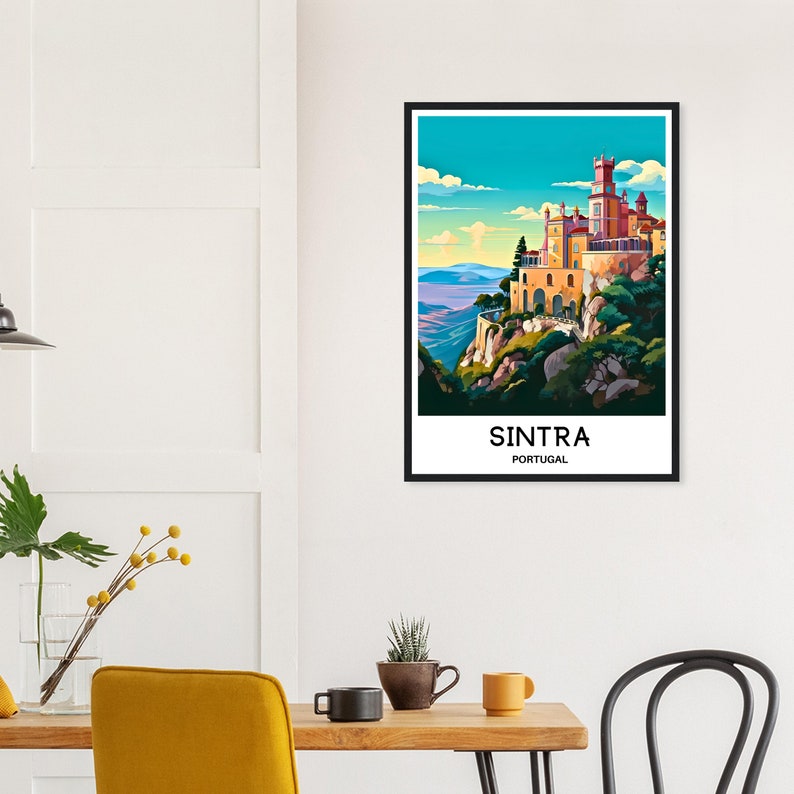 Sintra Travel Print Portugal Poster Portuguese Art Print Sintra Lover ...