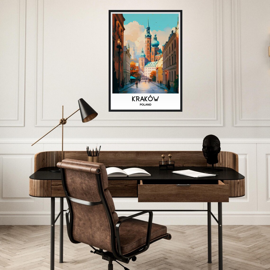 Krakow Travel Print Krakow Poster Polish Art Print Poland Lover Gift ...