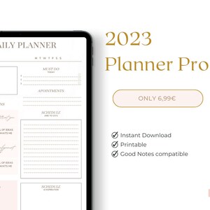 Planner Pro+ 2023 Goodnotes Compatible and Printable - the Motivational ...