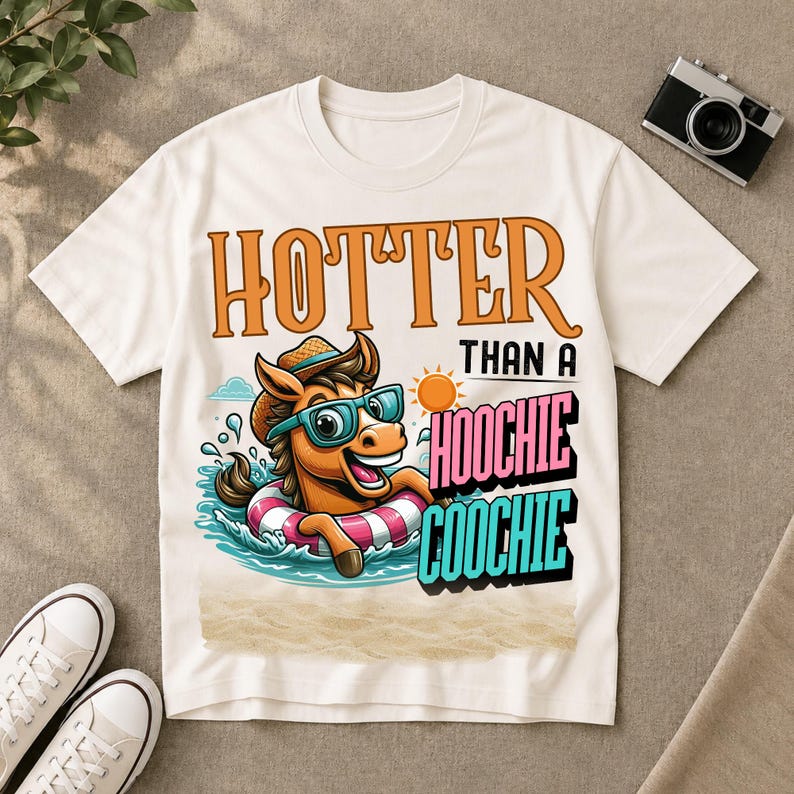 Heißer als ein Hoochie Coochie PNG, Sommer-Strand-Shirt-Design, Urlaubs ...