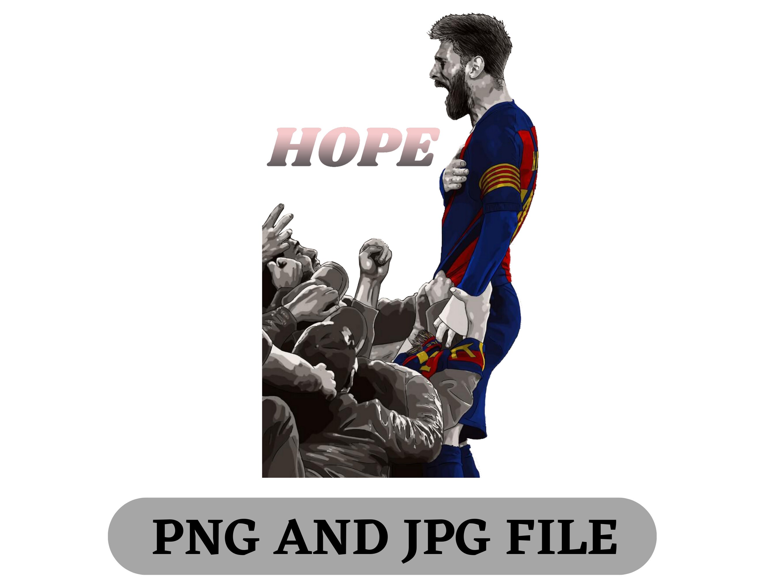 Lionel Messi Design PNG and JPG, Football PNG File, Lionel Messi ...