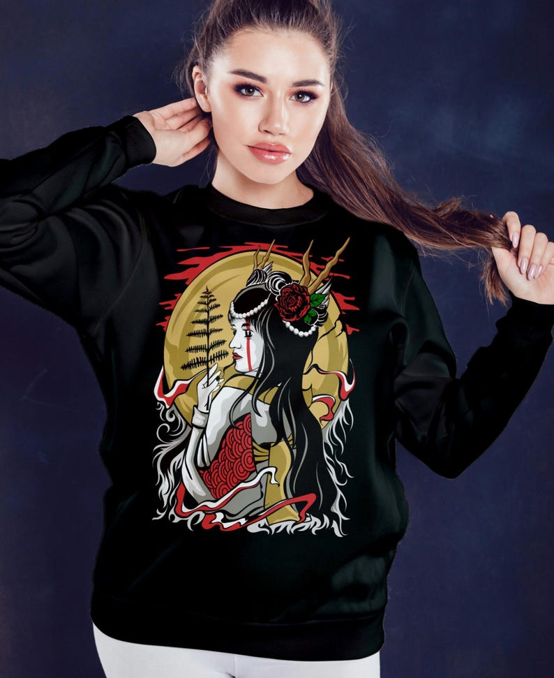 Japanese Streetwear T-shirt Design Bundle: 50 PNG & JPG Files (digital ...