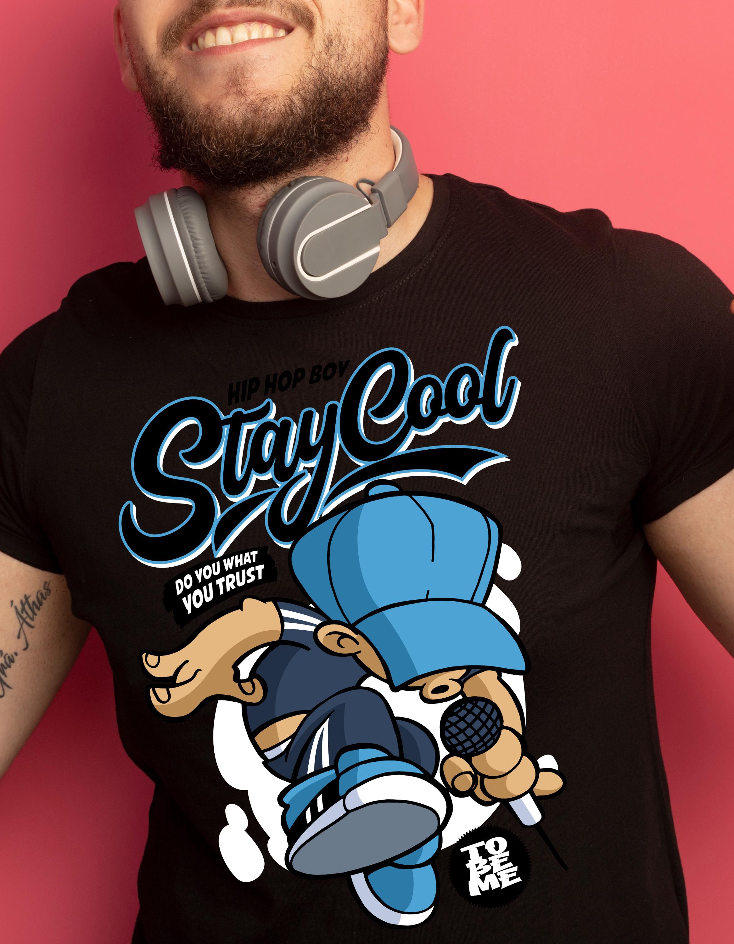 Hip Hop Rapper T-shirt Design, Rap Hip Hop PNG, Hip Hop Design, Rap ...