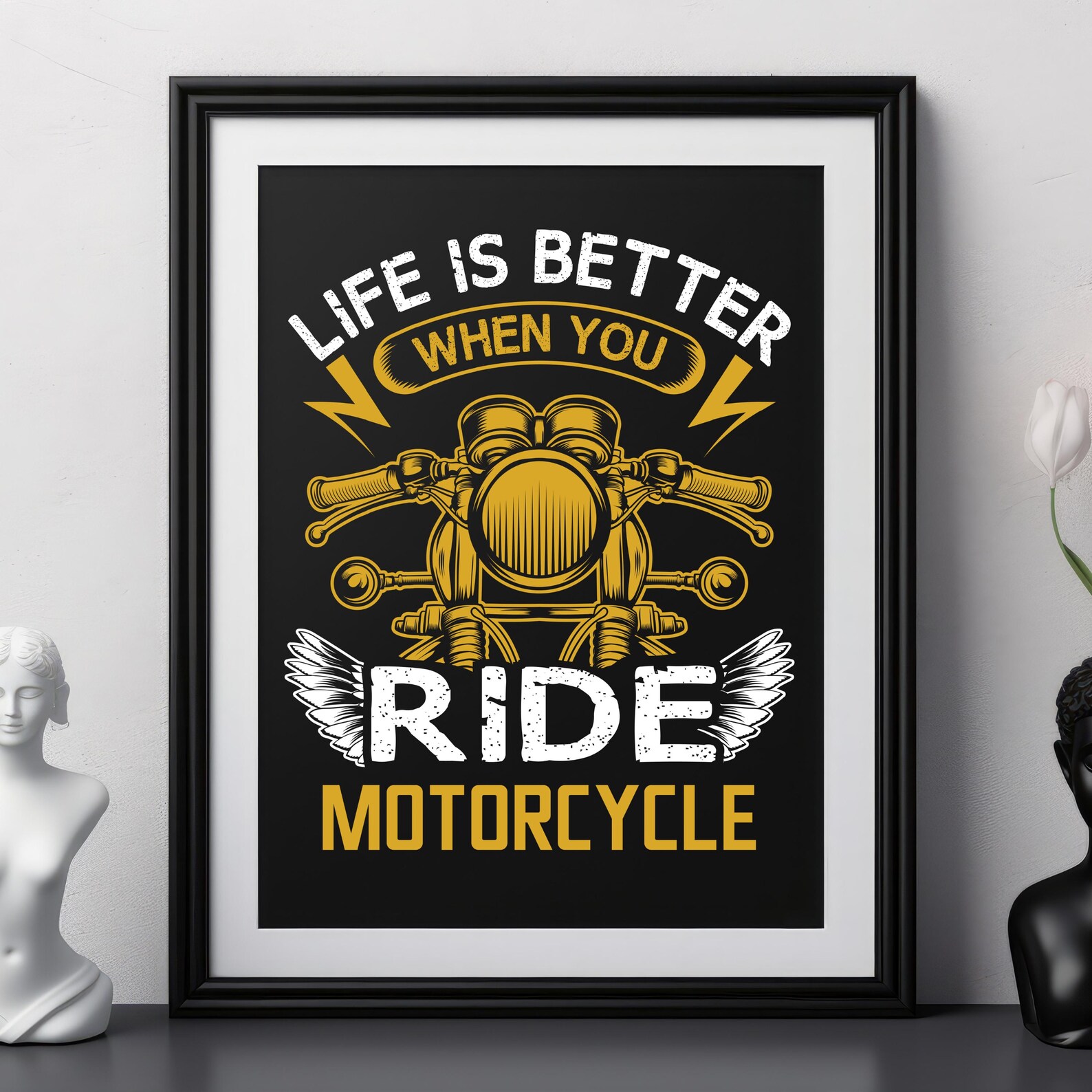 Bike Rider Design Bundle: Motorcycle Shirt Design PNG and EPS Editable ...