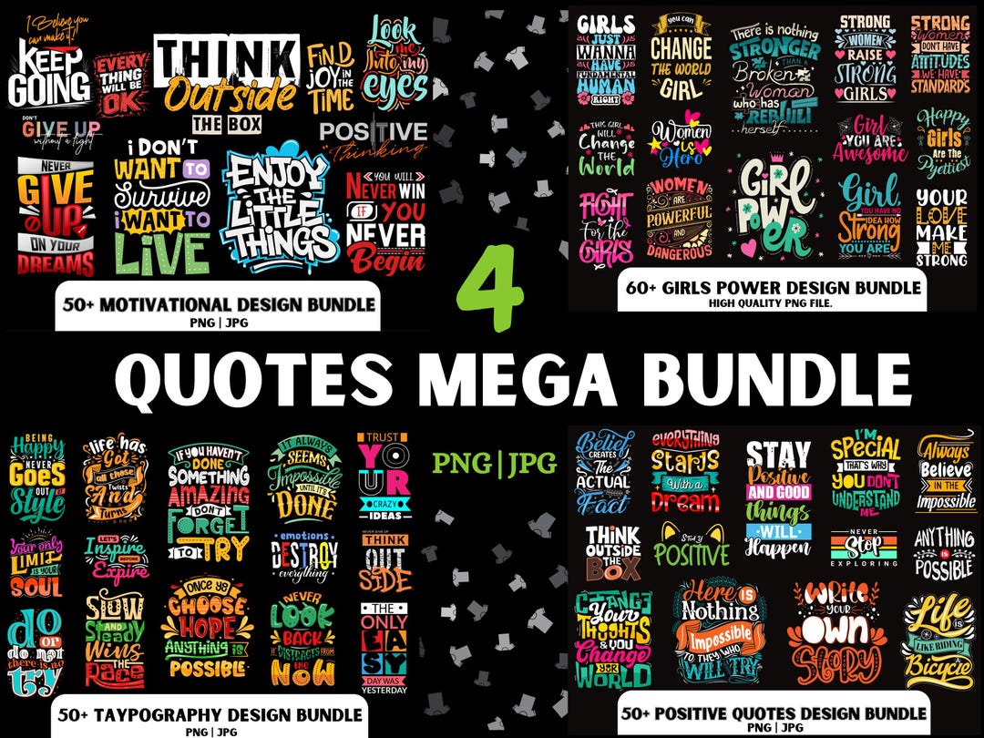 220+ Mega Quotes Bundle, Motivational Inspirational Positive Quotes ...