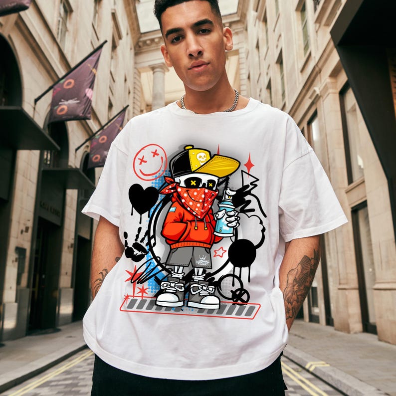 Street Style Design: Streetwear Shirt Design PNG & JPG File, (digital ...